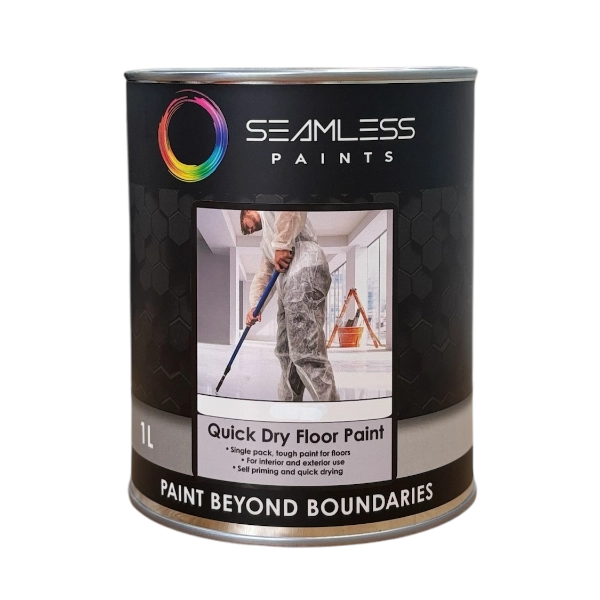 Seamless Quick Dry Floor Paint White 1L – QDS Direct