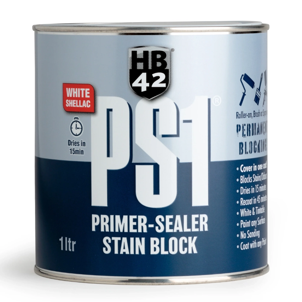 HB42 PS1 Shellac Primer/Sealer White 1lt – QDS Direct